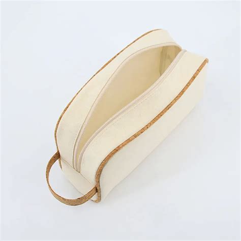 Recycled Makeup Bag Cork Cosmetic Bag Makeup Bag Organizer