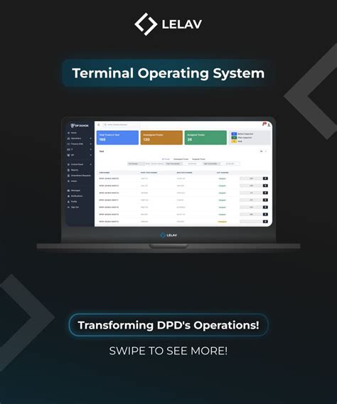 Terminal Operating System Tos Dpd Software App Development Lelav