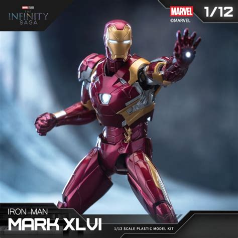 In Stock Fondjoy Iron Man Mk46 Assembled Model Action Figure 1 12 Iron