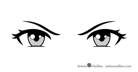 How One Can Draw Indignant Anime Or Manga Eyes 8 Steps Artshow24