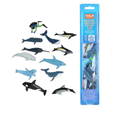 Wild Republic Nature Tube Whale And Dolphin Toys Oriental Trading