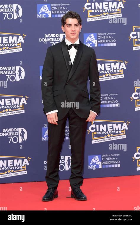 Samuele Carrino Bei Der 70 Verleihung Der Filmpreise Premi David Di