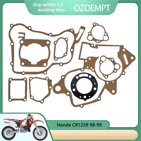 Ozoempt Engine Cylinder Crankcase Repair Gasket Apply To Honda Cr125r