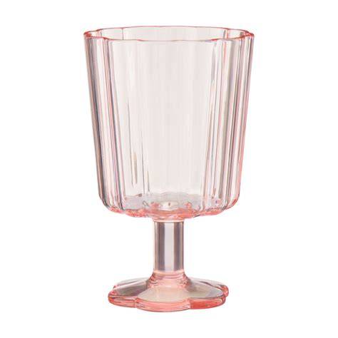 Plastic Scalloped Goblet 12 Oz