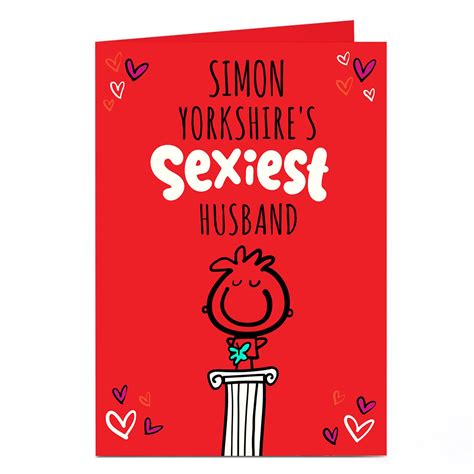 Buy A4 Personalised Fruitloops Valentine S Day Card Sexiest Husband For GBP 2 99 Card Factory UK