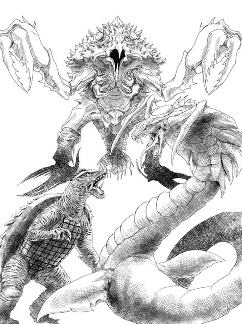 Nyoruniru Gamera Garasharp Marukobukarappa Daiei Film Gamera Series Gamera Vs Garasharp