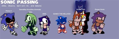 Sonic Passing Characters Rsonicexes