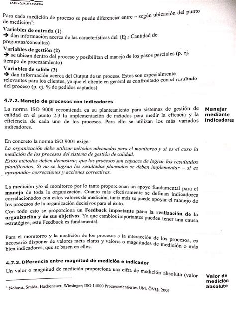 Indicadores De Procesos Pdf