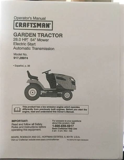 Craftsman Ys4500 Mower Parts Diagram And Guide