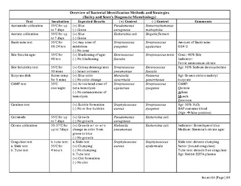 Overview Of Bacterial Identification Met Ove Rvie W Of Bacte Rial Ide