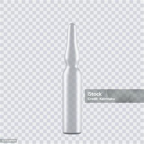 현실적인 유리 병 앰플 투명 한 배경에 격리 된 3d 유리 빈 의료 용기 벡터 일러스트레이션 0명에 대한 스톡 벡터 아트 및 기타 이미지 Istock