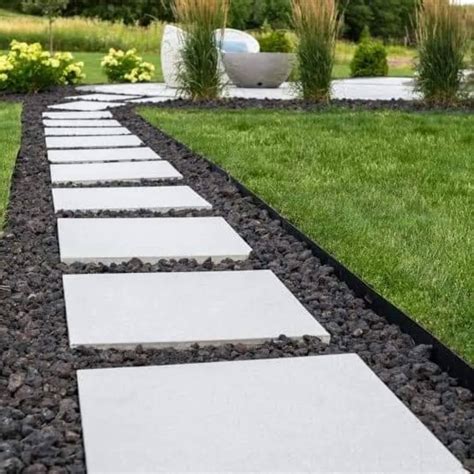 Rock Walkway Natural Stone Walkways From Whimsical To Sleek ~ Gogan