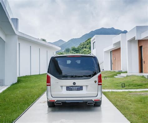 Bmws Grille Designer Would Approve Of The Mansory Mercedes Benz V Class Tune Autoevolution