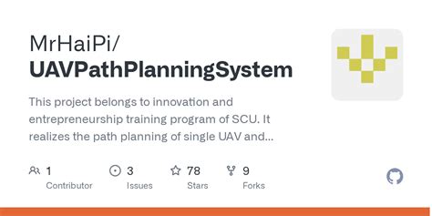 Github Mrhaipi Uavpathplanningsystem This Project Belongs To Innovation And Entrepreneurship