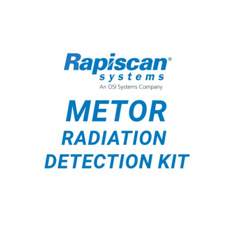 Rapiscan Radiation Detection KitОпция за добавяне на детекция на рамков