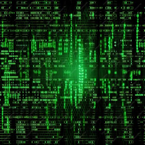 Premium Ai Image Digital Binary Code Background