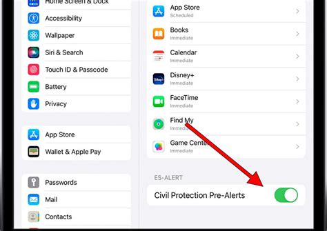 Activate Or Deactivate Emergency Alerts On Apple Ipad Air 2019