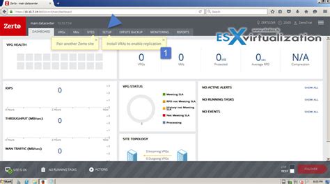 Zerto Virtual Replication Lab Deployment Esx Virtualization