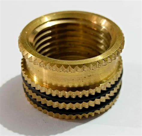 10mm Round Threaded Brass Insert Size 10mmdiameter At ₹ 16piece In Jamnagar