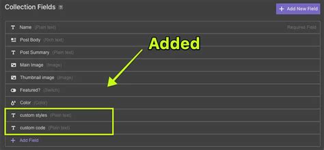 render custom code from webflow cms item s value wf how