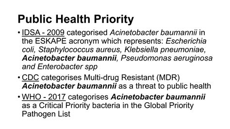 Acinetobacter Baumannii01122021pptx