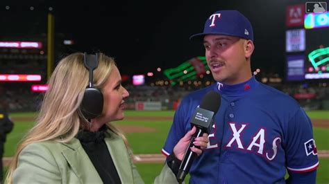 Nathaniel Lowe On His Home Run And Rangers Offense 08 11 2023 Texas