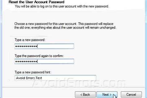 How To Create And Use A Password Reset Disc Windows 7 Avoiderrors