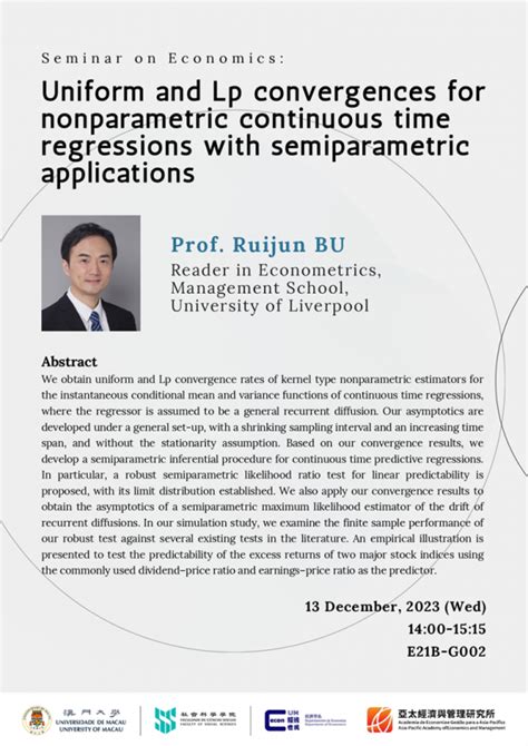 Fss Deco Seminar Uniform And Lp Convergences For Nonparametric