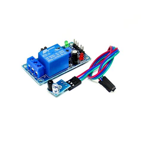 1 Way Infrared Tracking Relay 5v 12v Sensor Module Kitsguru