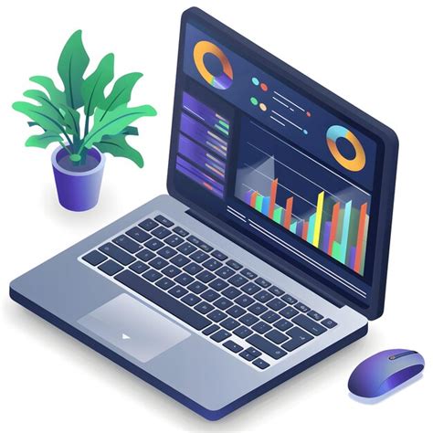 Digital Marketing Business Analytics Business Intelligence Statistical Analysis Illustration