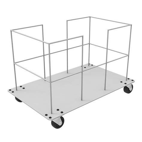 10 And 17 Gallon Wire Floor Dolly