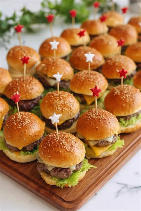 Mini Homemade Burgers Soft Juicy And Perfect For Every Occasion