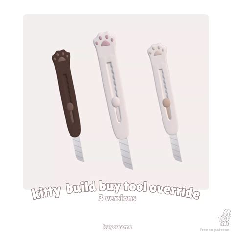 Kitty Build Buy Tool Override Kaycreame In 2025 Sims Sims 4 Cc Finds Sims 4