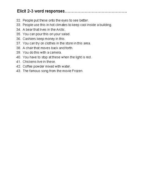 Executive Functionworking Memory Exercises Classful