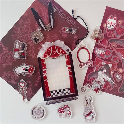 Standing Card Alice Rabbit Rabbit Soft Cute Insert Card Idol Small Card