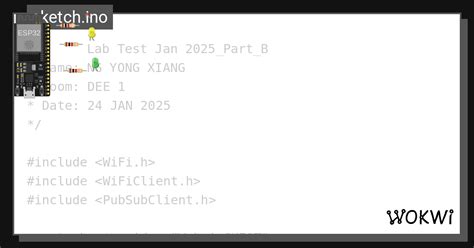 JONAS TRIAL TESTING PART D Wokwi ESP STM Arduino Simulator