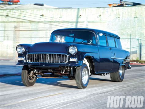 Randy Mannings 1955 Chevy Gasser Wagon Hot Rod Magazine