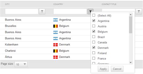 Add Excel Like Multi Select Filtering To Your ASP NET DataGr