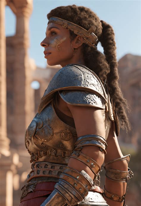 Download Gladiator Armor Woman Royalty Free Stock Illustration Image