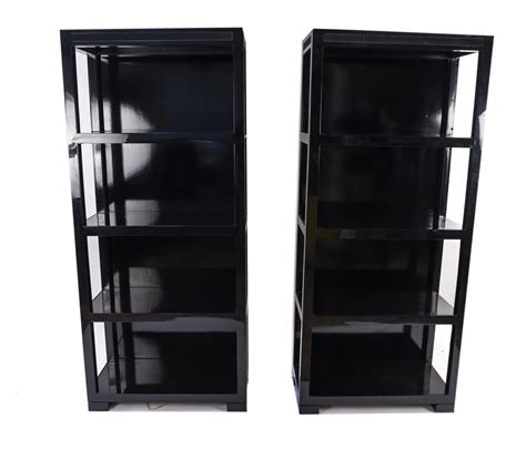 Charles Shackleton Charles Shackleton Black Lacquer Etageres Mutualart