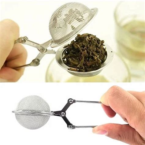 Stainless Steel Mesh Style Easy Leaves Green Tea Filter Pot Infuser