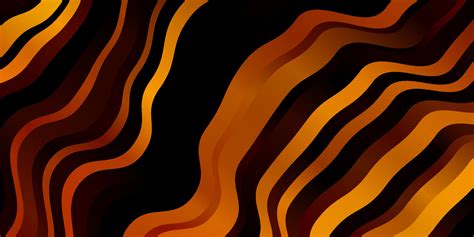 Dark Orange Vector Texture With Curves 26155094 Vector Art At Vecteezy