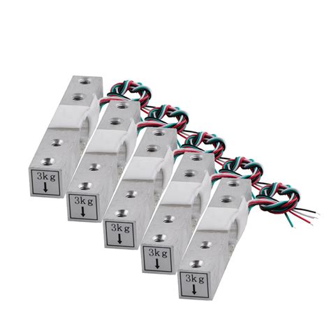 5 Buah Sensor Beban Mikro Sel Berat Elektronik Skala Aluminium Paduan Berat Sensor Tekanan 1KG