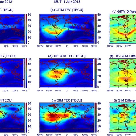 The Difference Tec At 75°w From Gim A The Original Forecastable‐mode