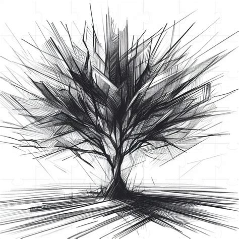 Angular Sketch Drawings Dall·e Prompt Promptbase