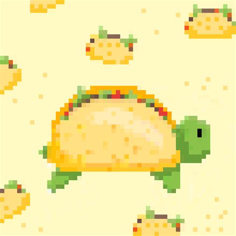 Pixilart Taco Turtle By Dani B