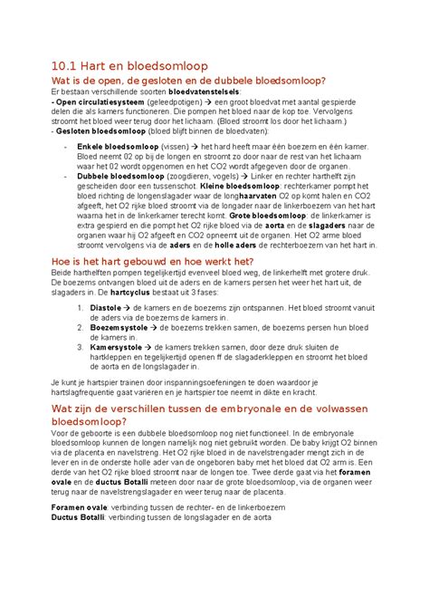 Bio Hart And Bloedsomloop 10 Hart En Bloedsomloop Wat Is De Open De