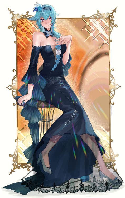 Eula Genshin Impact Drawn By Kiegenshin Danbooru