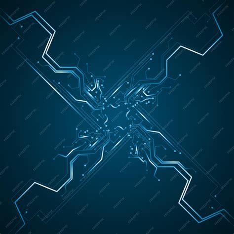 Premium Vector Circuit Board Background Abstract Technology Illustration