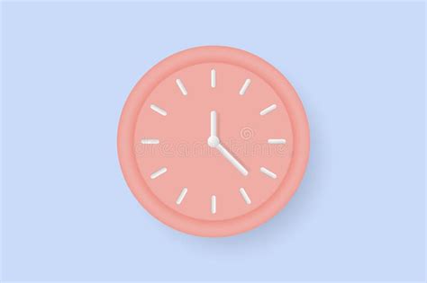 3d Alarm Clock The Design Concept Of Time Management Stock Vector Illustration Of Alert
